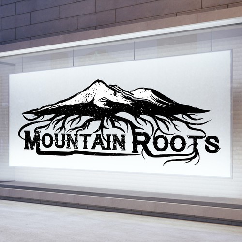 ATTRACTIVE GROWSTORE LOGO.. MOUNTAIN ROOTS!! | Logo & hosted website ...