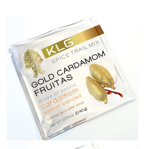 Gold Cardamom Fruitas | Product packaging contest