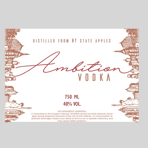 Create NYC's Newest Craft Vodka bottle label- guaranteed design payout ...