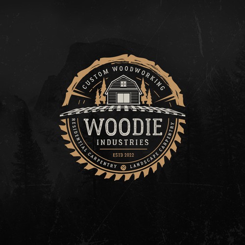 Designs | WOODIE INDUSTRIES LOGO (CARPENTRY/BUILDER) | Logo design contest