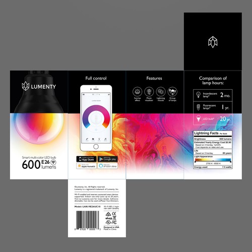 Designs | We need to create a sophisticated package for smart lamps ...