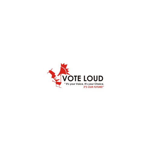 VOTE LOUD needs a new logo | Logo design contest