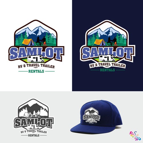 Fun and Creative Logo for RV & Travel Trailer Rental Business | Logo ...