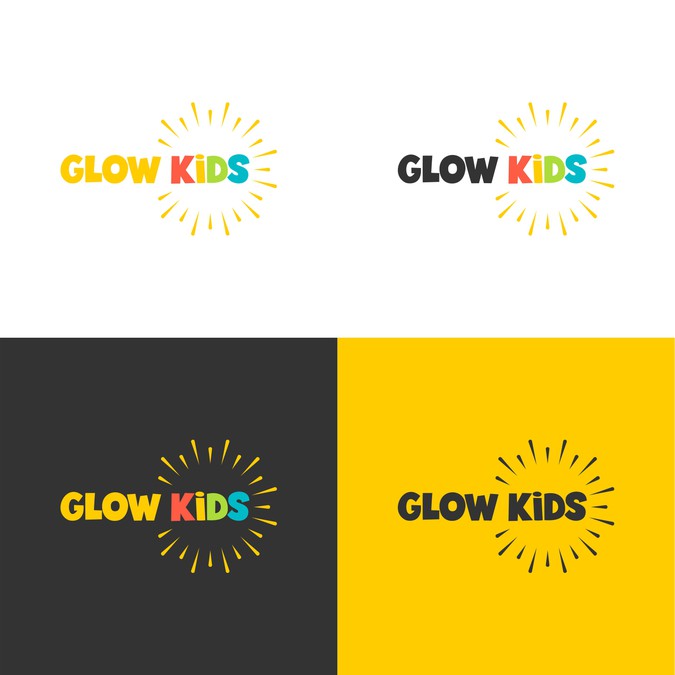 Design a fun, engaging and bold logo for 'Glow Kids' | Logo design contest