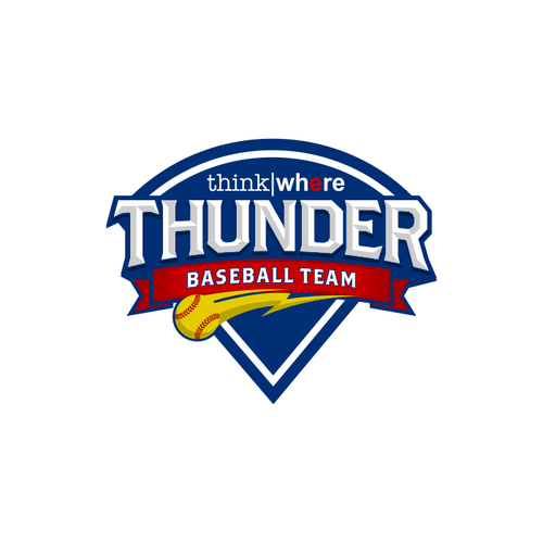 Thunder Baseball Logo