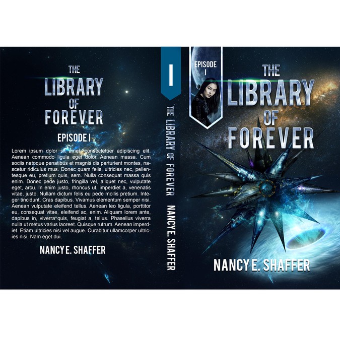 Design a book cover that captures the wonder of an eccentric alien ...