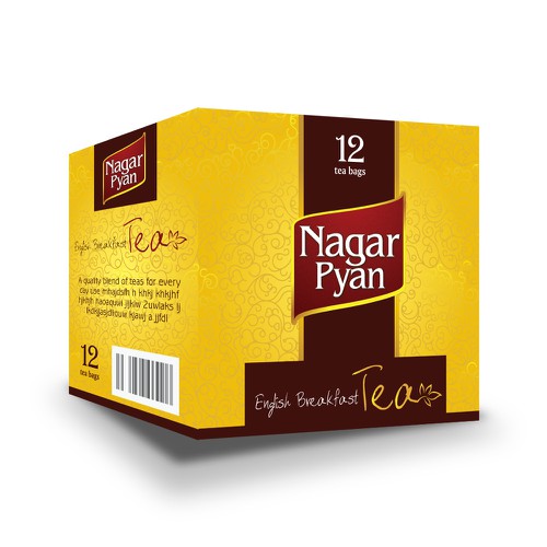 Imagination of your tea packaging design for Nagar Pyan | Product ...