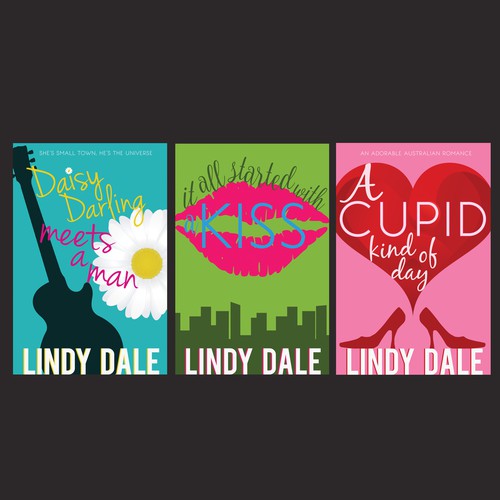 Design 3 CUTE ILLUSTRATED Romantic Comedy eBook Covers | Book cover contest