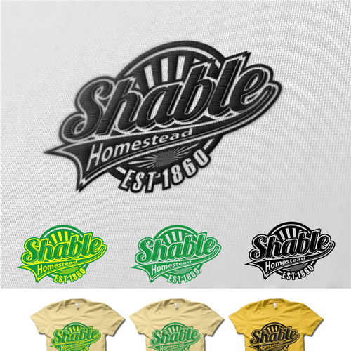 Shable Legacy Farms / Shable Homestead needs a new logo | Logo design ...