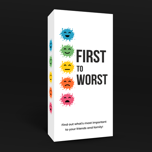 Designs | PARTY GAME: First to Worst | Product packaging contest
