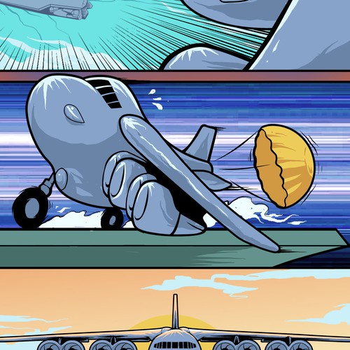 B52 Bomber Cartoon | Illustration or graphics contest