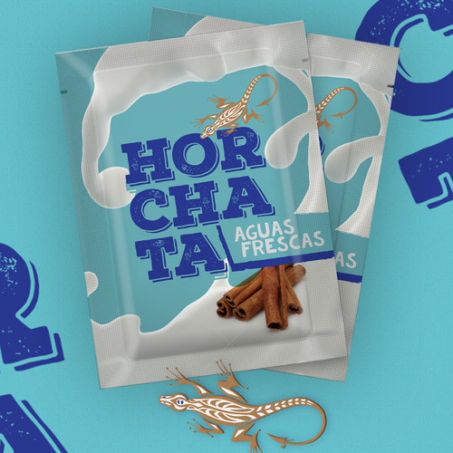 Horchata beverage label | Product label contest