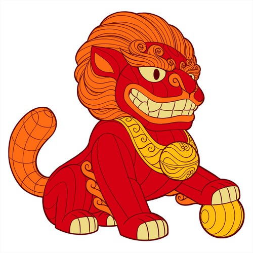 Foo Dog Characters for Chinese New Year | Character or mascot contest