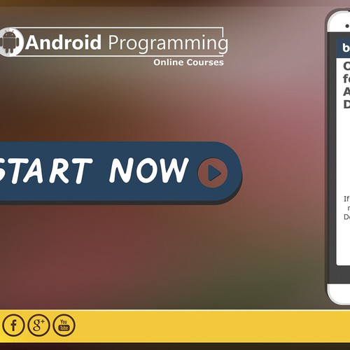 Create a poster for an Android Application Development Course | Signage ...