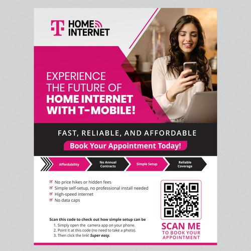 Designs | T-Mobile Home Internet Flyer | Postcard, flyer or print contest