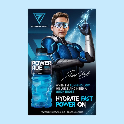 Designs | Design a Superhero/Powerade Advertisement | Poster contest