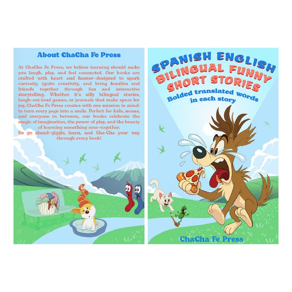 Book cover for spanish english bilingual short stories | Book cover ...