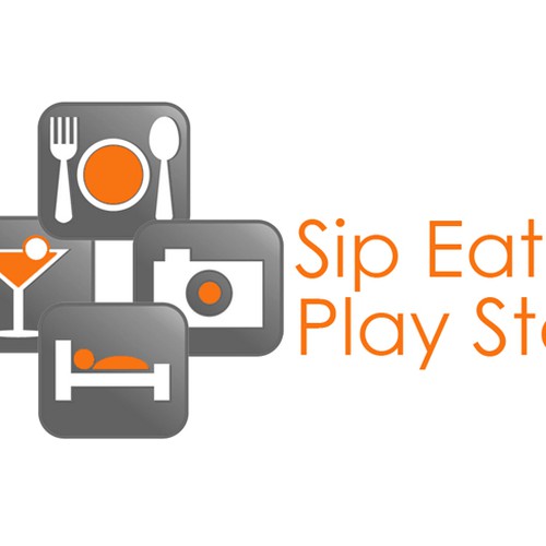 Travel and Leisure: Sip Eat Play Stay | Logo design contest