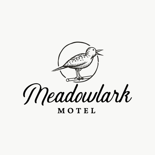 Retro yet Chic Motel Logo design for Meadowlark Motel | Logo design contest