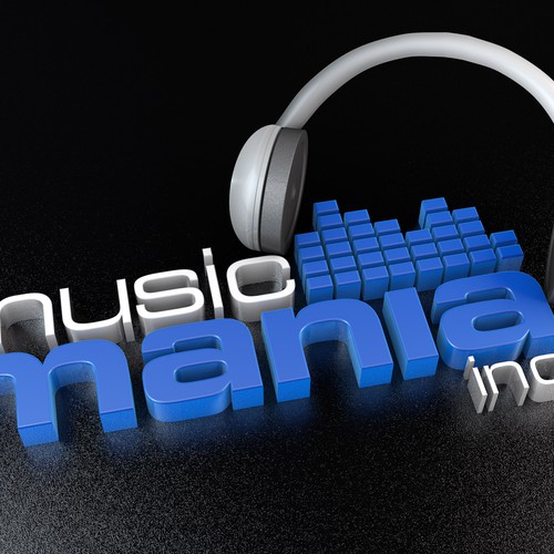 Music Mania 3D logo design | Other business or advertising contest