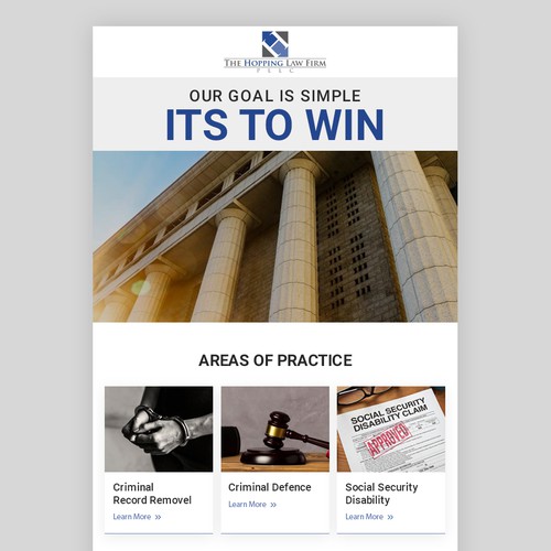 Designs | Law Firm Newsletter Template | Email contest