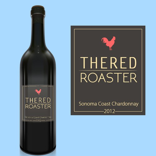 Design a wine label with the theme The Red Rooster | Other business or ...