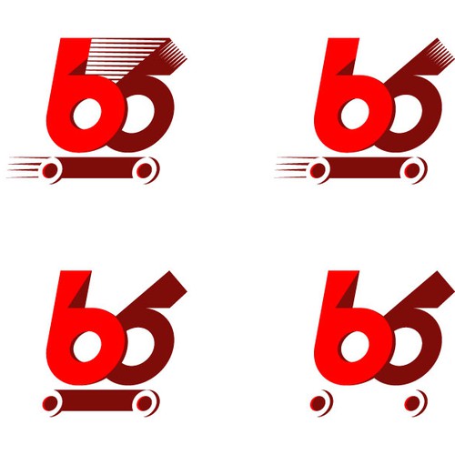 Funky modern brand with motion for b6 ground transfers. | Logo design ...