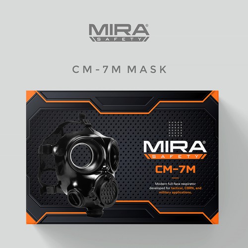 Designs | Tactical Packaging for MIRA Safety CM-7M Mask | Product ...