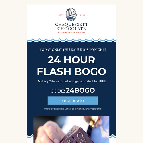 Designs | Design a nautical email template for a craft chocolate ...