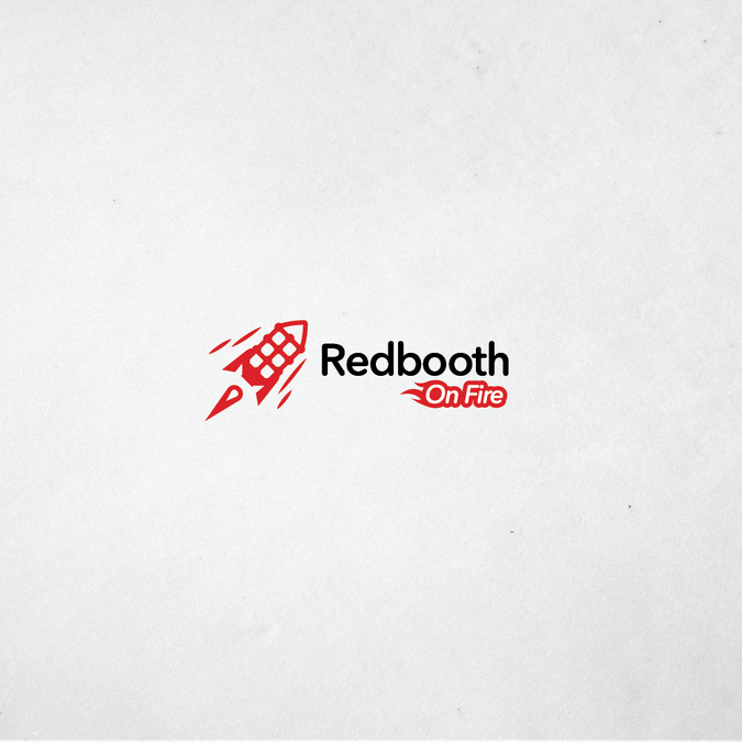 Redbooth is Taking off! modify existing logo into a rocket or fast moving object! | Logo design ...