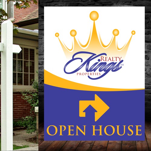 Create an Eye-catching Open House Sign | Signage contest