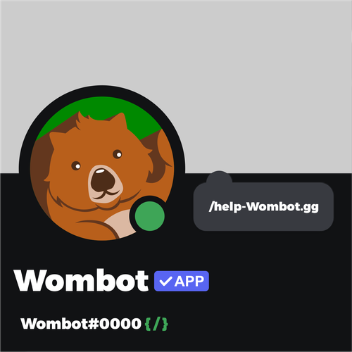 Designs | Cute & Derpy Wombat Logo for Discord Bot (Simple Profile ...