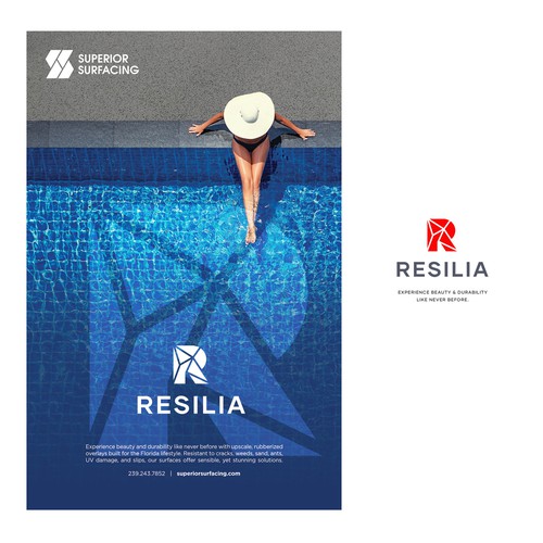 Designs | Logo for Luxury Pool Deck Flooring System | Logo design contest