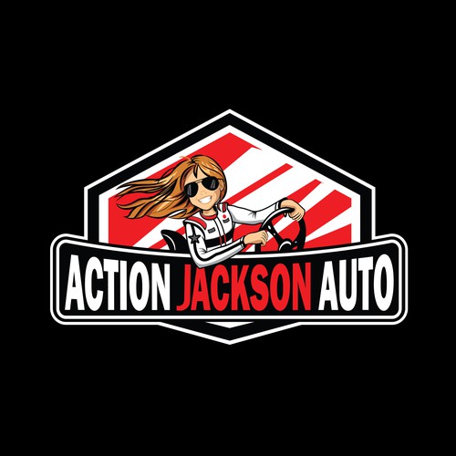 Action Jackson Auto (New, Action-packed Logo) | Logo design contest