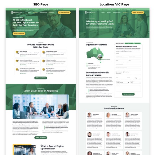 Designs | Digital Marketing Website Redesign - Inspiring / Modern ...