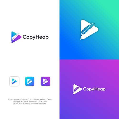 Designs | Logo Design for a Artificial Intelligence Writing Software ...