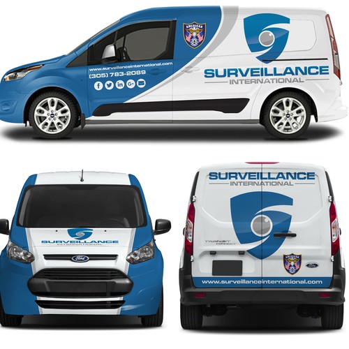 Tech/Camera Security Company Car Design - Surveillance International w ...
