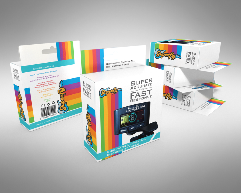 Small Box - Simple, Retro, Colorful, Design Needed for Guitar Accessory ...