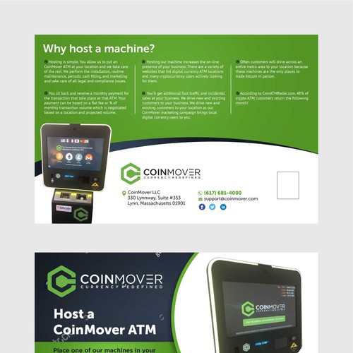 Design a Business-to-Business Direct Mail Postcard for Bitcoin/Crypto ...