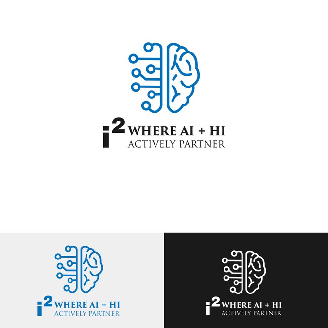 Design logo for product - I2 where AI and HI (human intelligence ...