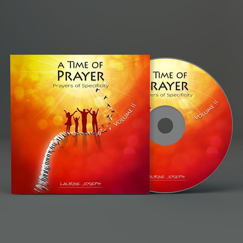 Create an hip CD sleeve (front & back, and disc) for a Prayer CD ...
