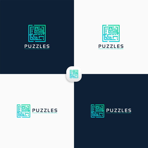 Design a minimum logo for Puzzles | Logo design contest