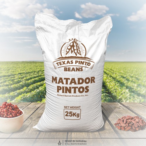 Texas Pinto Beans - Package Art | Product packaging contest