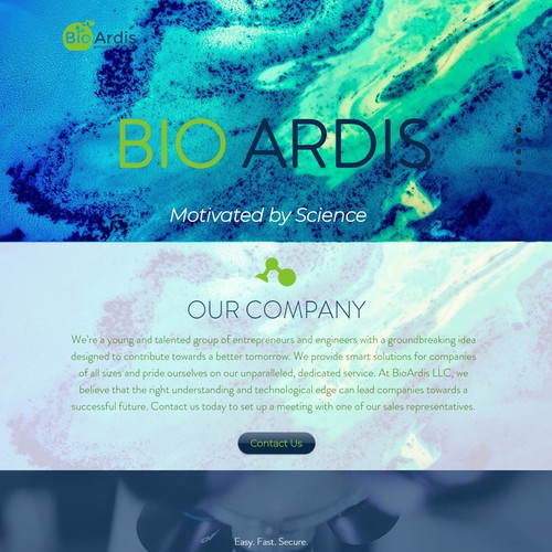 Designs | Vibrant website design for biotech | Web page design contest