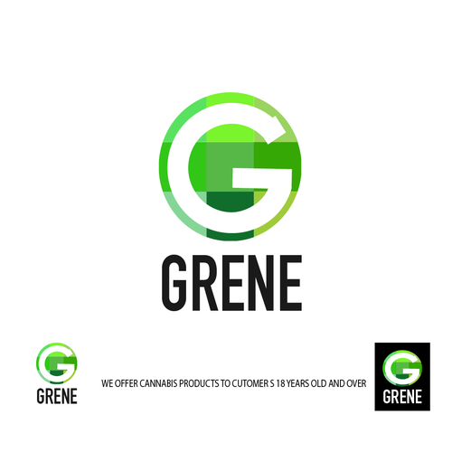 Create a simple, modern and professional logo for Grene, a high quality ...