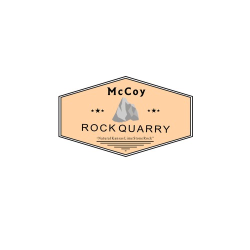Design an out of the park logo for a natural Lime Stone Rock Quarry ...