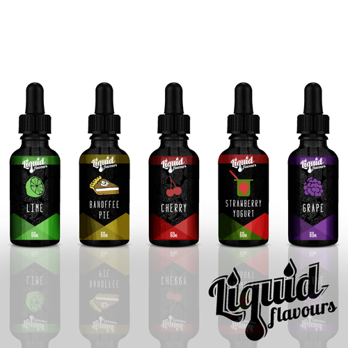 Liquid Flavouring Bottle Label Design | Product label contest