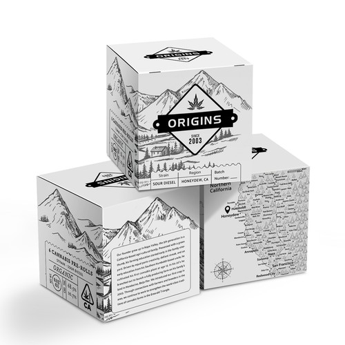 Designs | Cannabis packaging design – Farm to table concept | Product ...