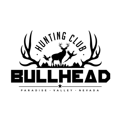 Design a bird hunting logo for Bullhead Hunting Club | Logo Design ...