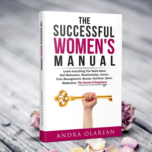 design a cover for a Personal Development book: Successful women's ...